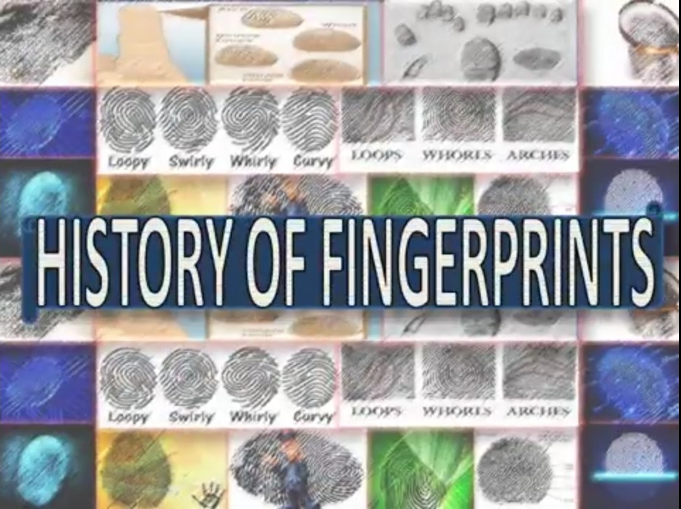 History Of Fingerprints Forensic S Blog