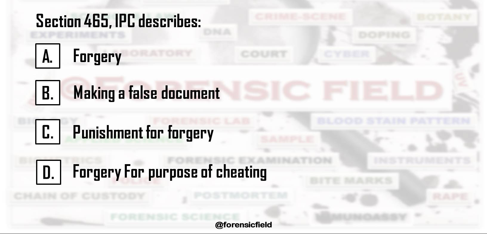 Punishment of Forgery - Forensic's blog