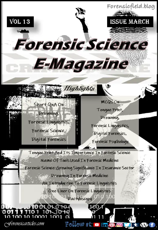 Forensic Science E-Magazine (March 2023) - Forensic's blog