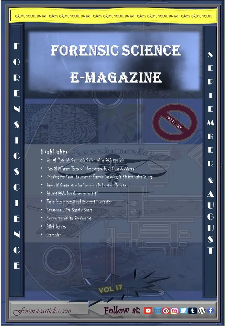 Forensic Science E-Magazine (Aug-Sept 2023) - Forensic's blog