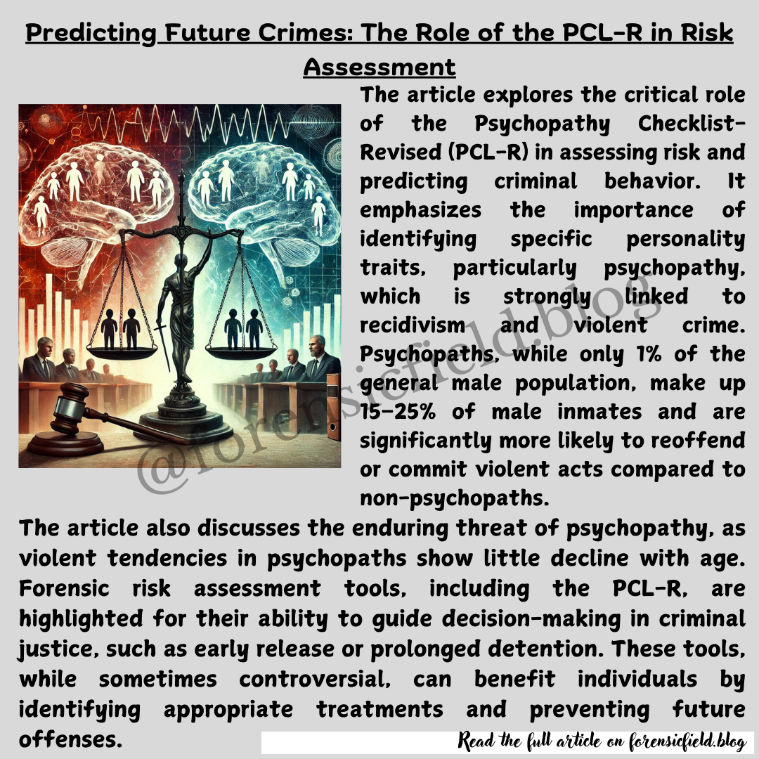 Predicting Future Crimes: The Role of the PCL-R in Risk Assessment ...