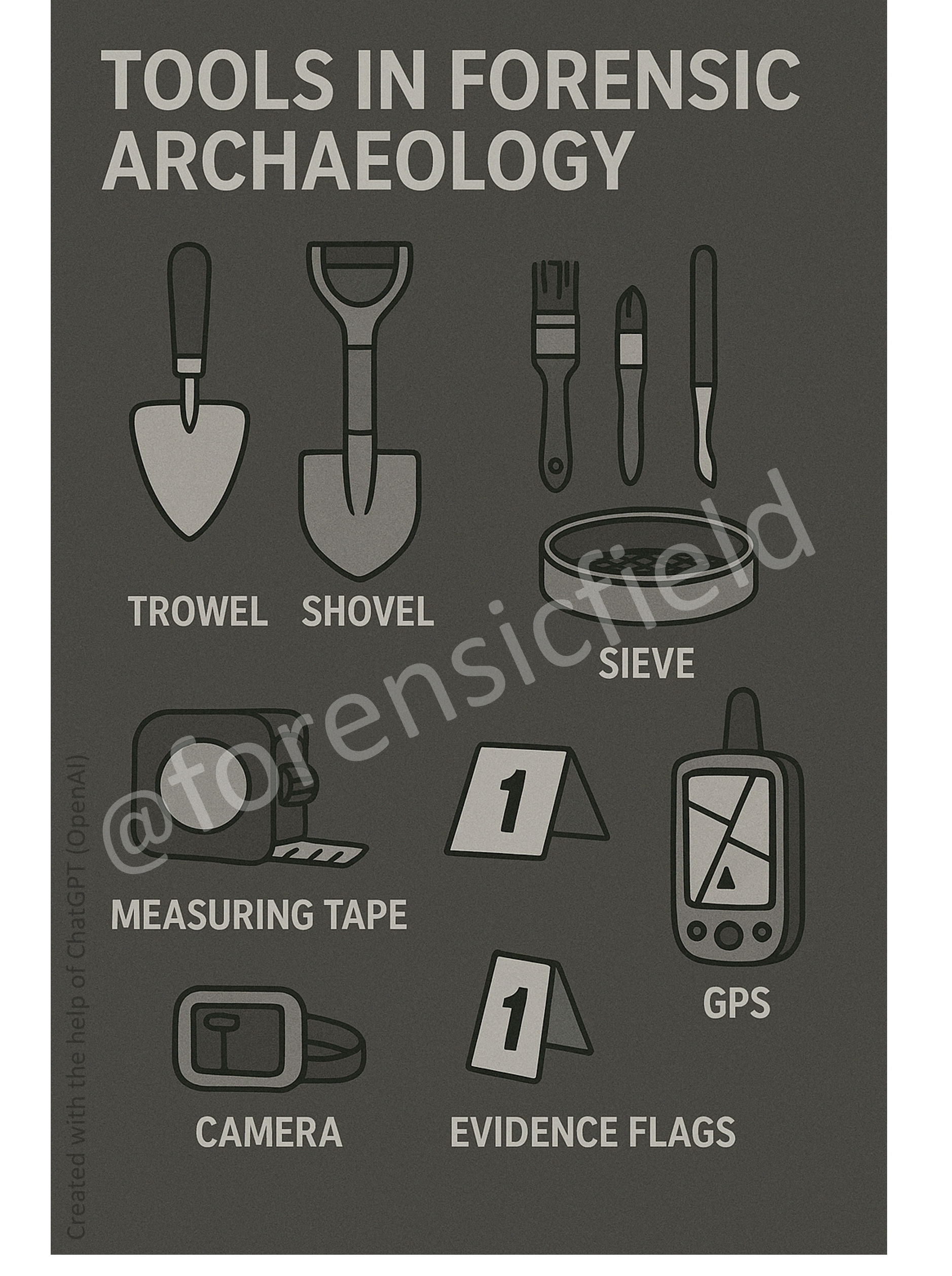 Tools In Forensic Archaeology - Forensic's blog